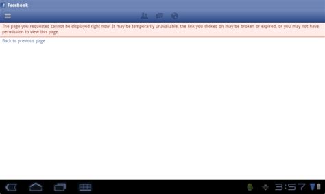 Android Facebook Sdk Sso The Page You Requested Cannot Be Displayed