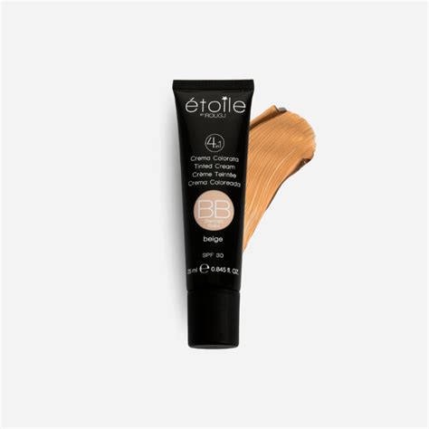 Bb Cream étoile Par Rougj Crème Colorée 4 En 1 Pour Un Teint Parfait