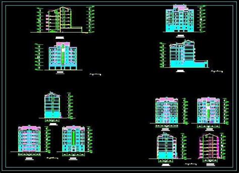某住宅楼立面图免费下载 建筑详图图库 土木工程网