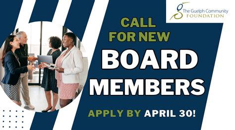 Come Join Our Board The Guelph Community Foundation