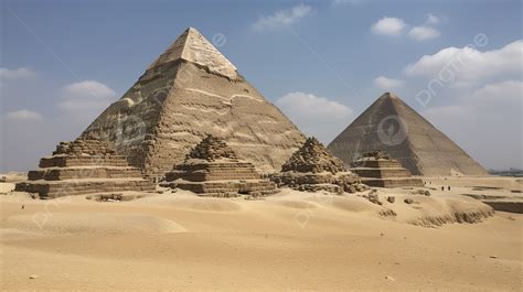 이집트의 기자 피라미드 피라미드의 그림 피라미드 이집트 배경 일러스트 및 사진 무료 다운로드 Pngtree