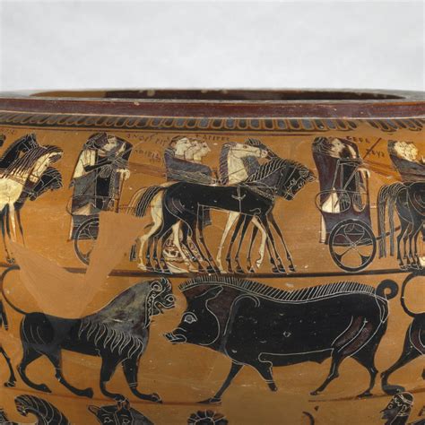 The Sophilos Dinos Dinos Attic Attica The British Museum Images