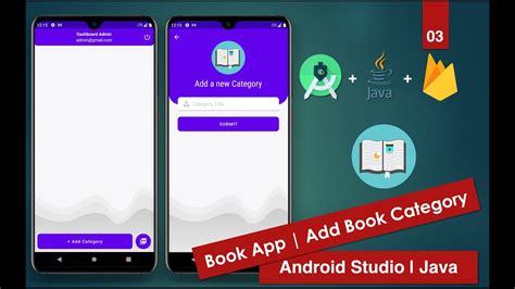 Book App Firebase 03 Add Book Category Android Studio Java