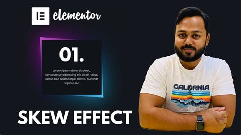add skewed effect in elementor amazing elementor css trick youtube