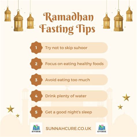 Top 5 Ramadan Fasting Tips