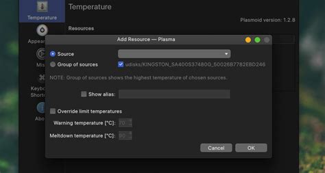 Thermal Monitor Cpu Source R Kde