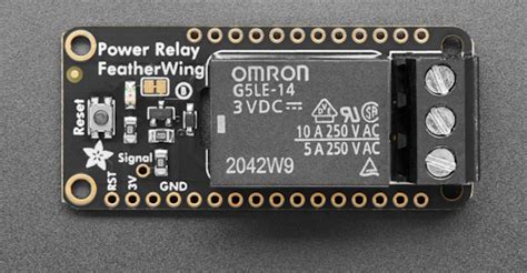 Featherwing Of The Day Adafruit Power Relay Featherwing Wingoftheday