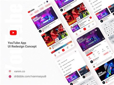 Youtube App Ui Redesign Concept 1 Images Behance