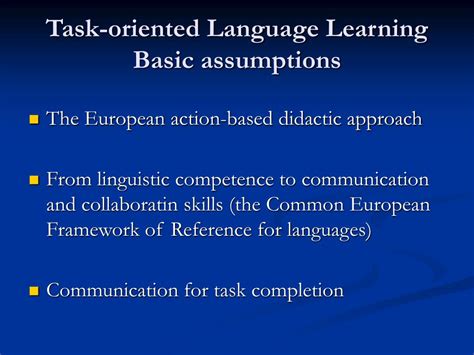 Ppt Language Learning Materials Design And The Task Oriented