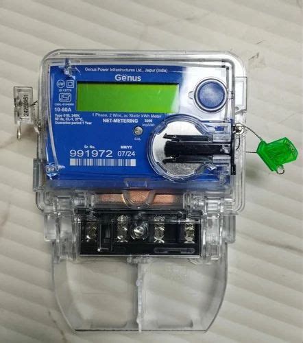 Genus Single Phase Net Meter At ₹ 2800 Piece Genus Electric Meter In Jaipur Id 2855514319833