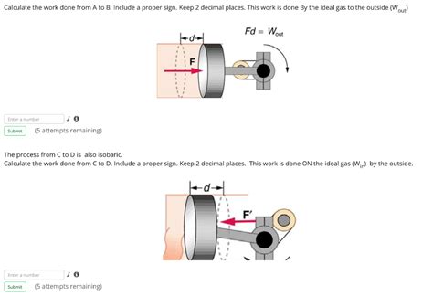 Solved Isobaric Constant Pressure Process Isochric