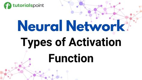 Types Of Activation Functions In Neural Network Artificial Intelligence Machine Learning