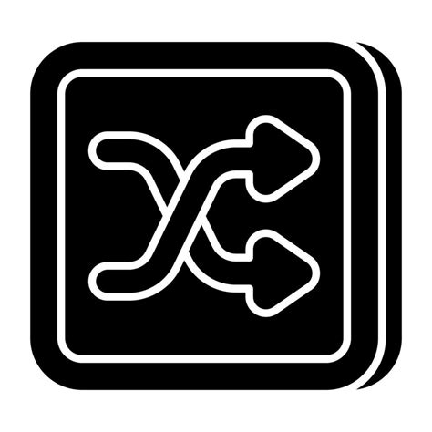 A Perfect Design Icon Of Shuffle Arrows 24020931 Vector Art At Vecteezy