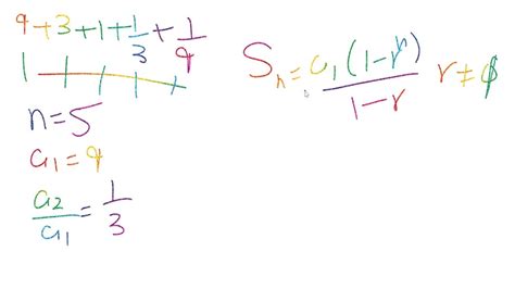 solved use the formula for the sum of the first n terms of each