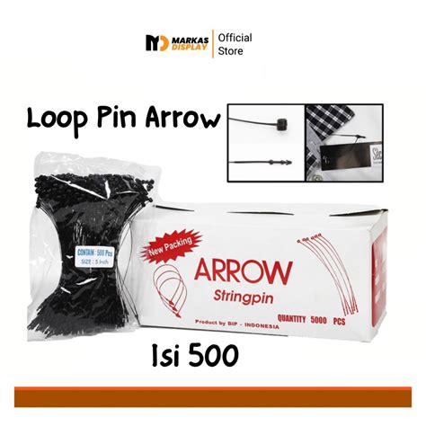 Jual Loop Pin Arrowstring Pin Loop Pinbenang Label Produk Shopee Indonesia