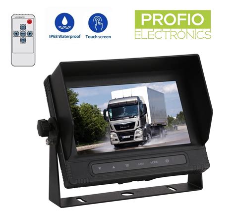 Водоустойчив монитор метален корпус 7 Lcd за кораби яхти машини със защита Ip68 4 входа за