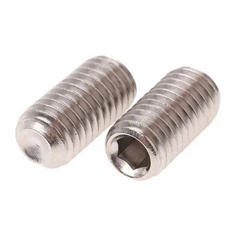Stainless Steel Hex Socket Set Screws At ₹ 8piece In Patiala Id 2853464218955