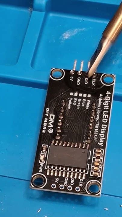 Tm1637 Small Board Soldering Electronics Engineering Arduino Youtube
