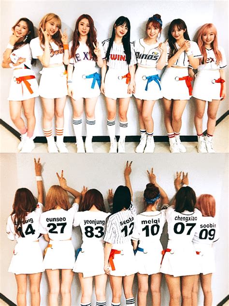 어제 반응 좋았던 우주소녀 야구유니폼 팀배정 이유 인스티즈instiz 이슈 카테고리