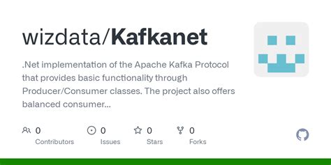 Github Wizdatakafkanet Net Implementation Of The Apache Kafka