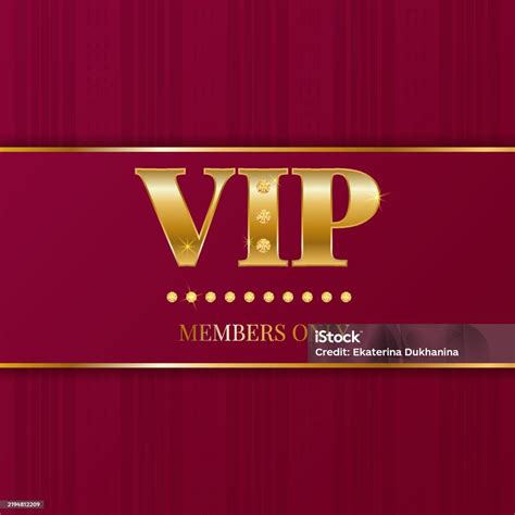 빈티지 Vip 액세스 카드 레이아웃입니다 빨간 줄무늬 배경입니다 회원 전용입니다 카지노 파티 수상에 대 한 벡터 일러스트 레이 션 0명에 대한 스톡 벡터 아트 및 기타
