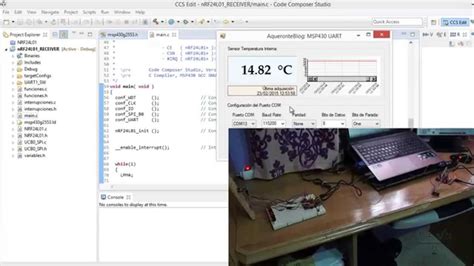 Msp430 Msp430g2553 Spi Nrf24l01 Youtube