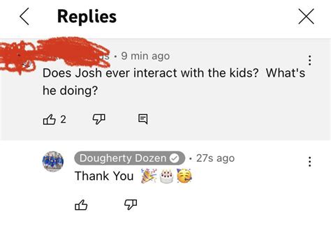 Does She Have A Bot Responding To Comments Rdoughertydozen