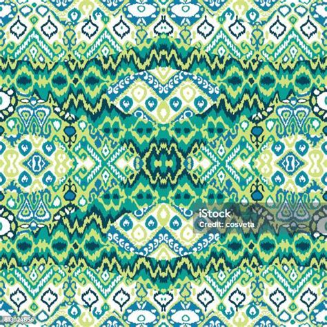 에스닉 보헤미안 풍의 패턴입니다 복고풍 개요 인쇄 지그재그로 형상입니다 부족 Boho 배경 벡터 일러스트 레이 션 0명에 대한 스톡 벡터 아트 및 기타 이미지 Istock