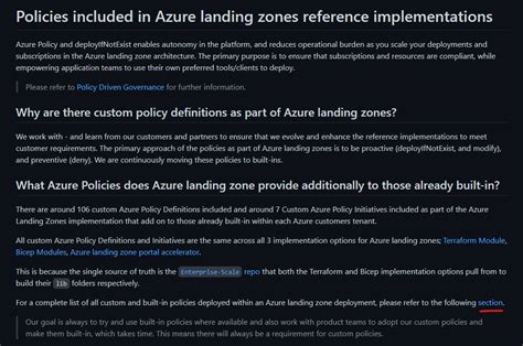 Incorrect Link Target In ALZ Policies Md Issue 1127 Azure