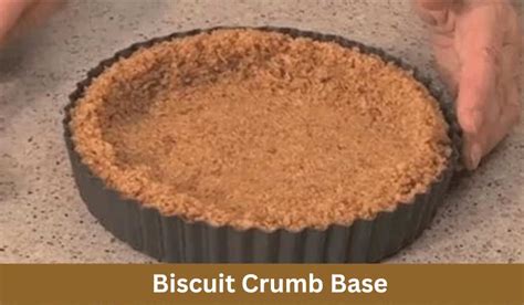 Buttery Biscuit Crumb Base Recipe Perfect Foundation For Desserts