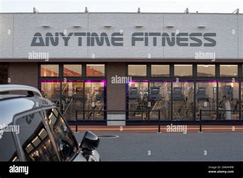 Anytime Fitness Gym Storefront In Japan Stock Photo Alamy