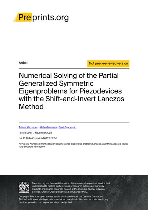 pdf numerical solving of the partial generalized symmetric