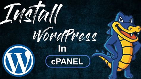 How To Install Wordpress In Cpanel Youtube