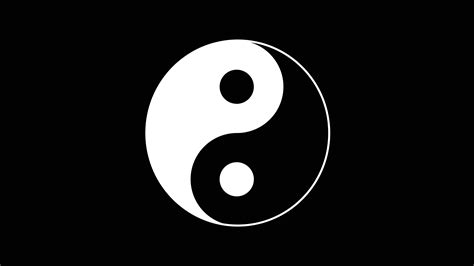 Ying Yang Hd Wallpaper 4k