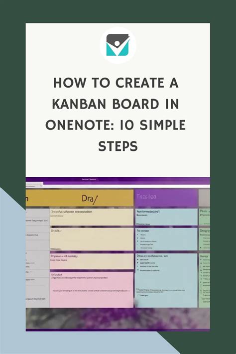How To Create A Kanban Board In OneNote 10 Simple Steps In 2025 Kanban Kanban Board
