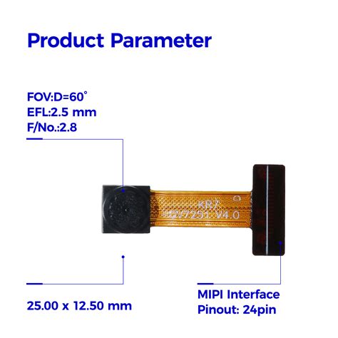 Wholesale Fixed Focus 0 3mp Ov7251 Global Shutter Mini Mipi Camera Module Manufacturer And
