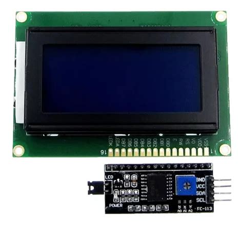 X Display Lcd x Fundo Azul Arduino Moduloi Frete grátis
