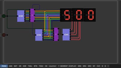 Counter With One Button With Displays Enru Sub Digital Logic Sim