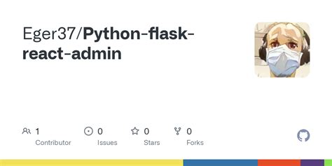 Github Eger Python Flask React Admin