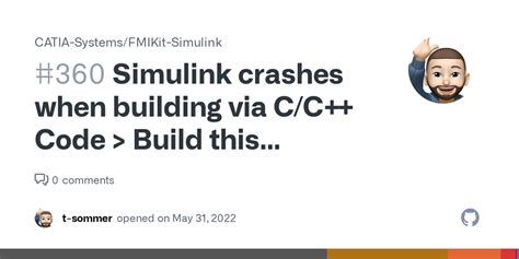 Simulink Crashes When Building Via Cc Code Build This Subsystem
