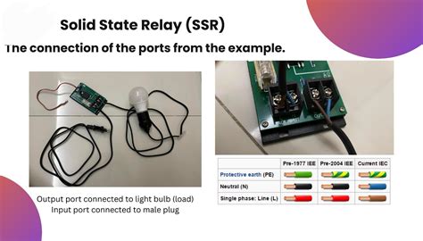 Solved Solid State Relay SSR The Connection Of The Ports Chegg Com
