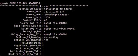 Setting Up Replication In Mysql On Ubuntu • Cloudsigma