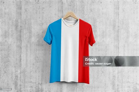 행 거에 룩셈부르크 국기 티셔츠 의류 생산을 위한 팀 유니폼 디자인 아이디어 내셔널 웨어 T 셔츠에 대한 스톡 사진 및 기타 이미지 Istock