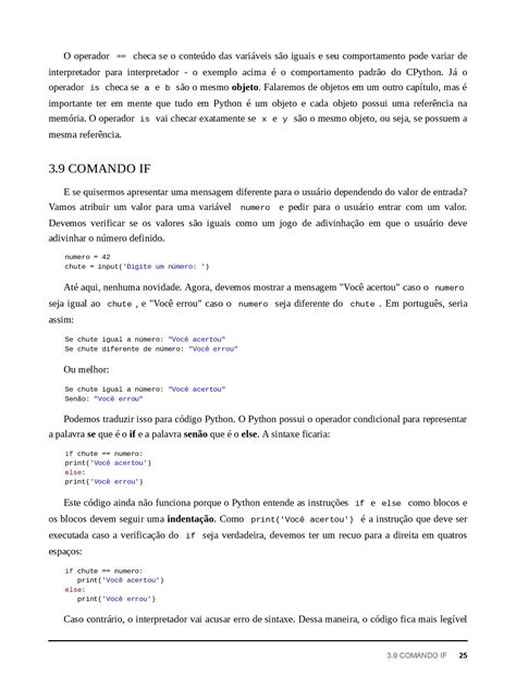 Python e Orientação a Objetos Ver e Fazer
