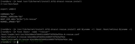 Generate The Rescue Kernel Boot Entry In Centos Stream 9