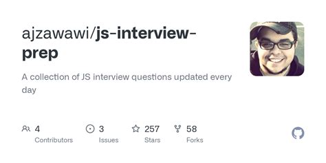 github ajzawawi js interview prep a collection of js interview