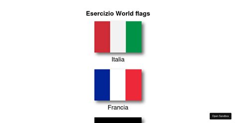 Esercizio Css World Flags Codesandbox Esercizio Css World Flags Codesandbox