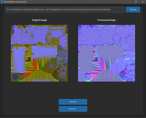 GitHub Revoconner Normal Map Z Reconstruction A Simple Windows Program To Derive Blue Z
