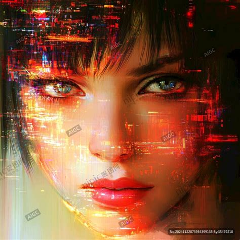 Ai创作图数字肖像插画 数字艺术女孩 数字艺术女人 虚拟的脸 虚拟形象艺术 人工智能艺术 数码肖像 数字艺术肖像 3d效果女孩 数字艺术作品 日本数码艺术 科技之美 数字肖像 虚拟人生 现代