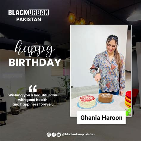 Black Urban Tech On Linkedin 🎉🎂 Happy Birthday Ghania Haroon 🎂🎉